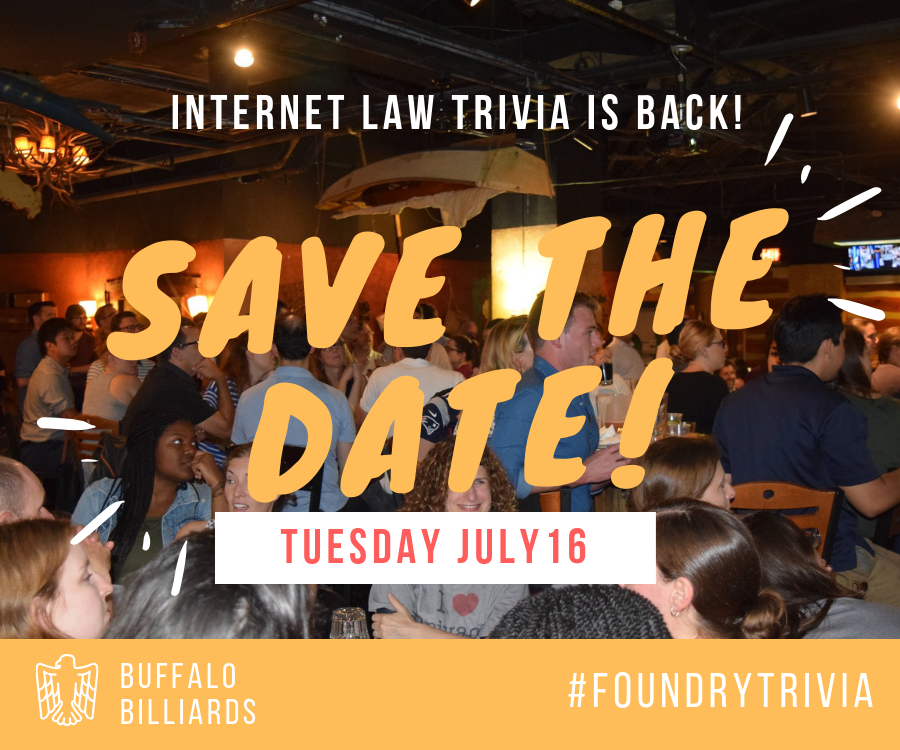 Internet Law & Policy Trivia Night - The Foundry